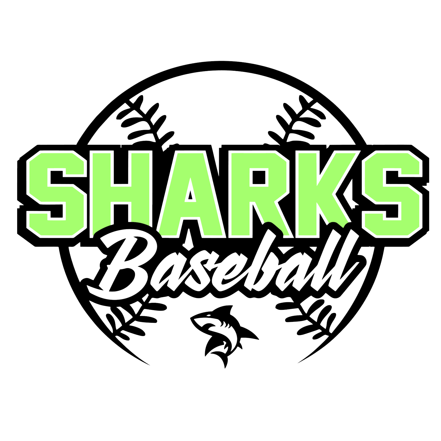Sharks Baseball – Blue Eyed Threads
